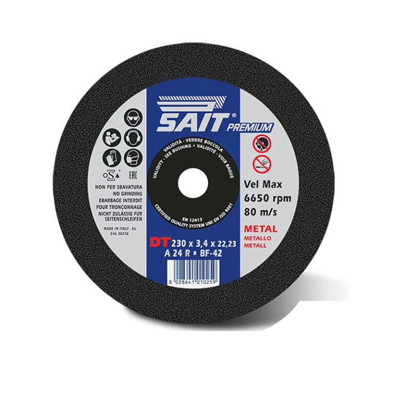 Depressed centre cutting wheels for metal Premium - DT A 24 R – SAIT ...